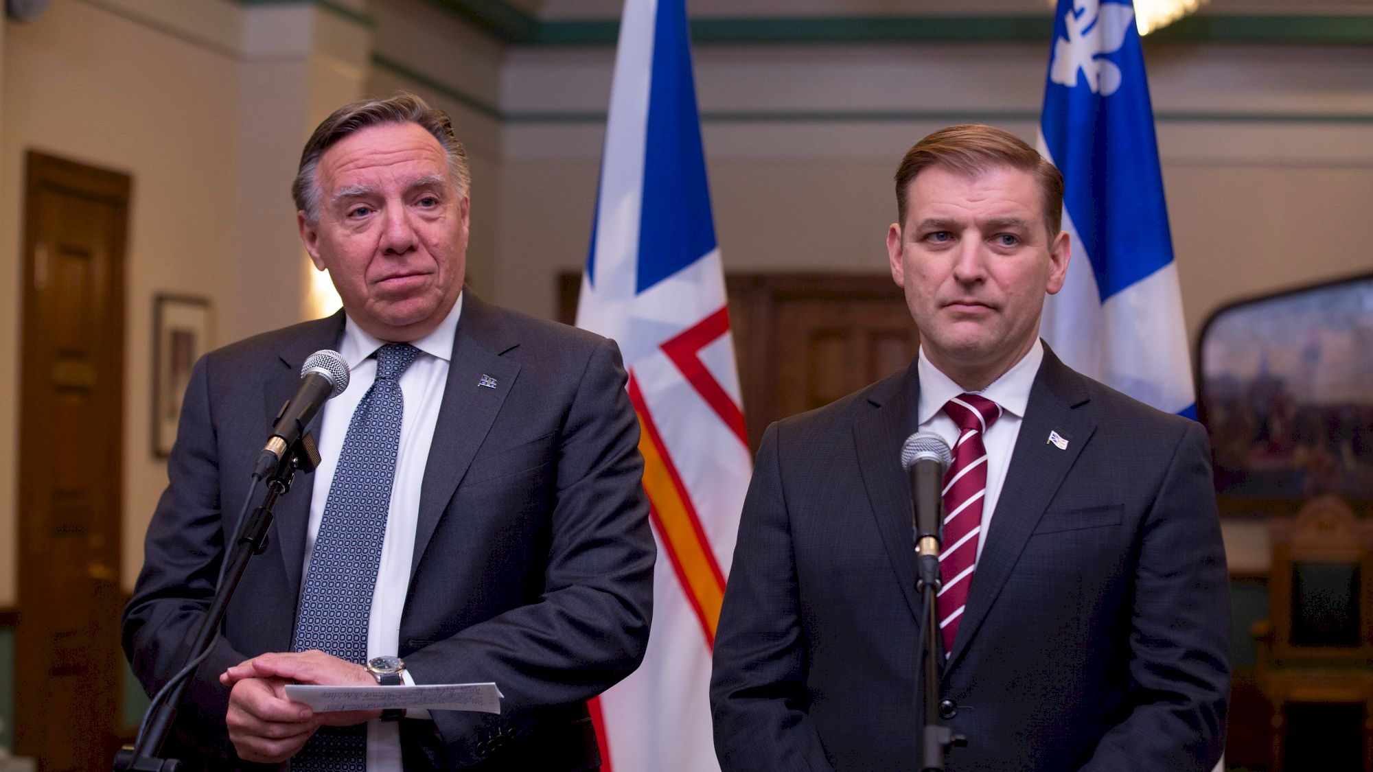 Churchill Falls: rencontre entre Legault et Furey — 98.5 Montréal