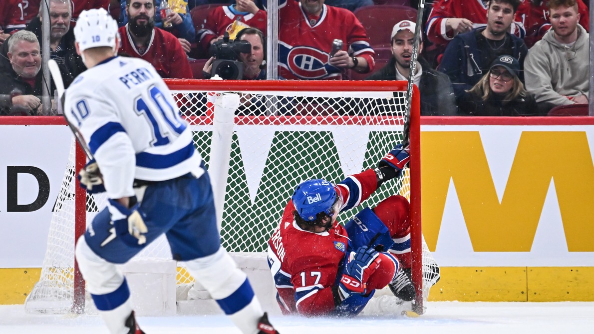 Blessure subie par Josh Anderson | «C'est sûr que ça ne regarde pas ...