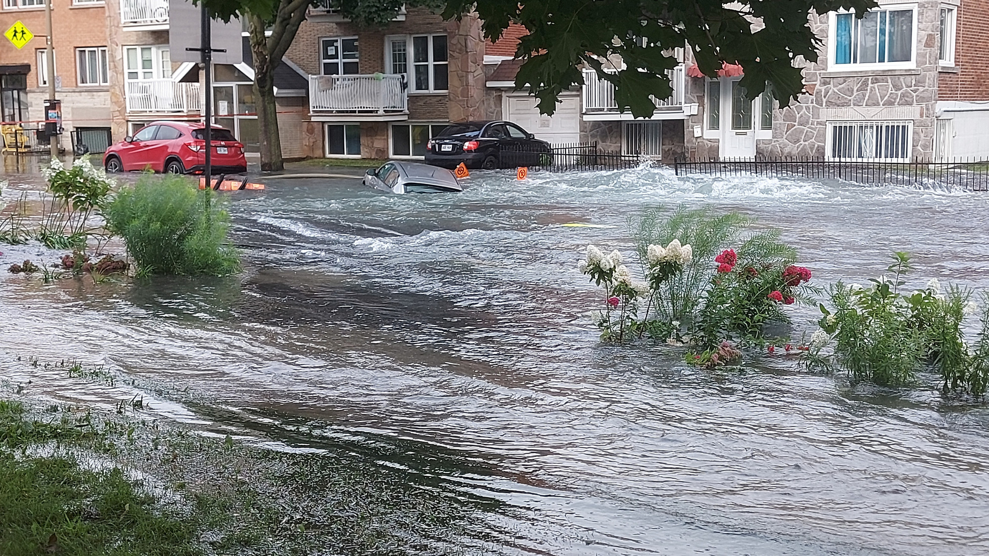 Arrondissement Saint-Michel | Montréal: «Il y a une voiture qui est pratiquement engouffrée dans ...