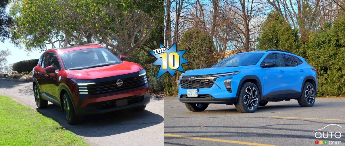 Top 10 des VUS sous-compacts vendus au Canada pour 2025 — 98.5 Montréal