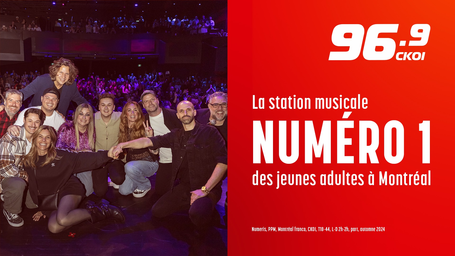 CKOI : La station numéro 1 des jeunes adultes à Montréal ! — 96.9 CKOI