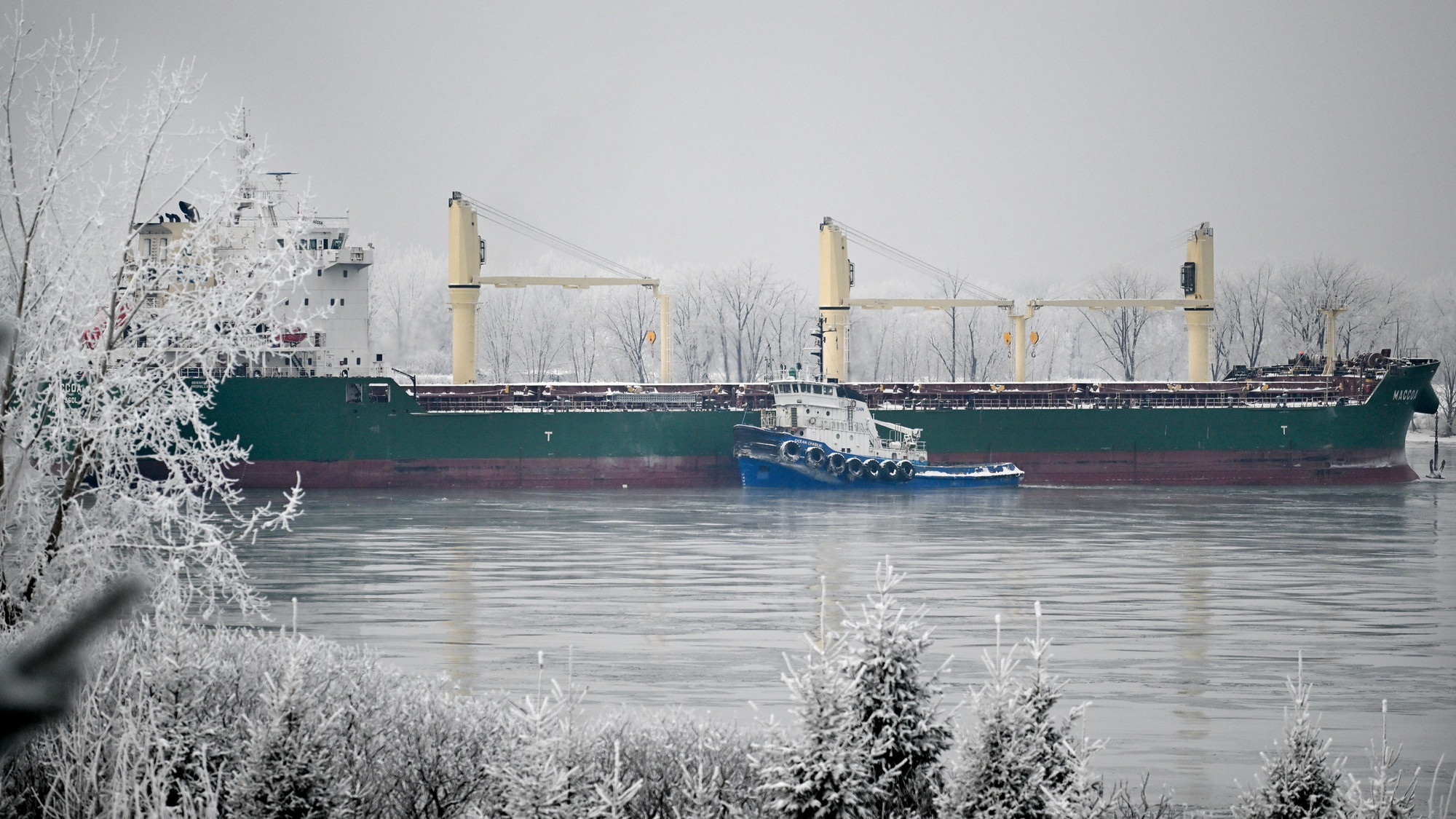 Navire échoué sur le St-Laurent | Navire pris dans l'argile: «Ça ...
