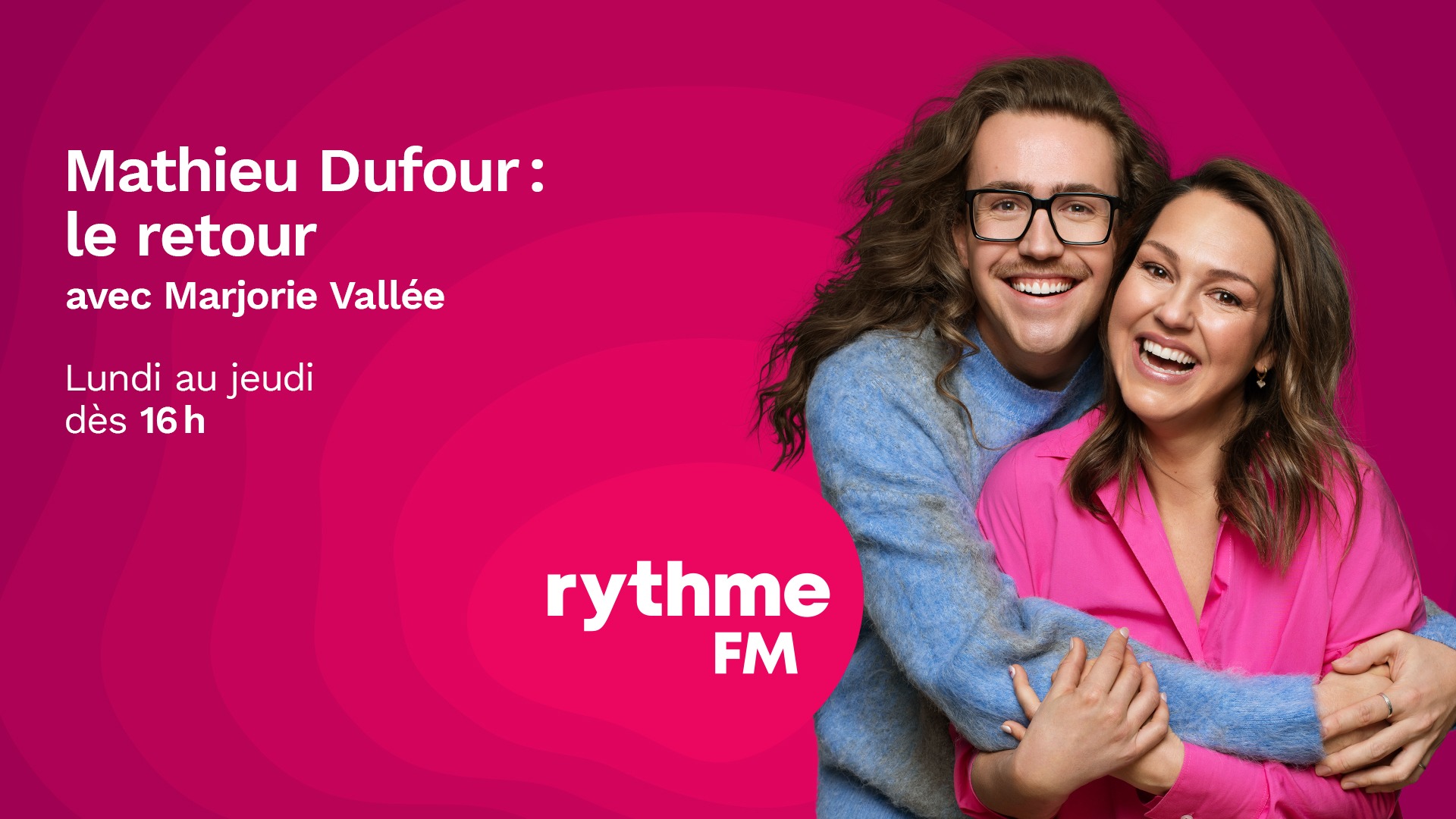 NOUVEAUTÉ À RYTHME | Mathieu Dufour : la nouvelle voix du retour — Rythme 105.7