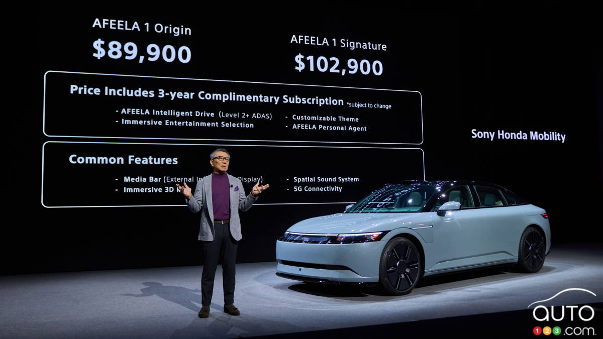 CES 2025 : Des débuts en 2026 pour l’Afeela 1 de Sony Honda Mobility — 96.9 CKOI