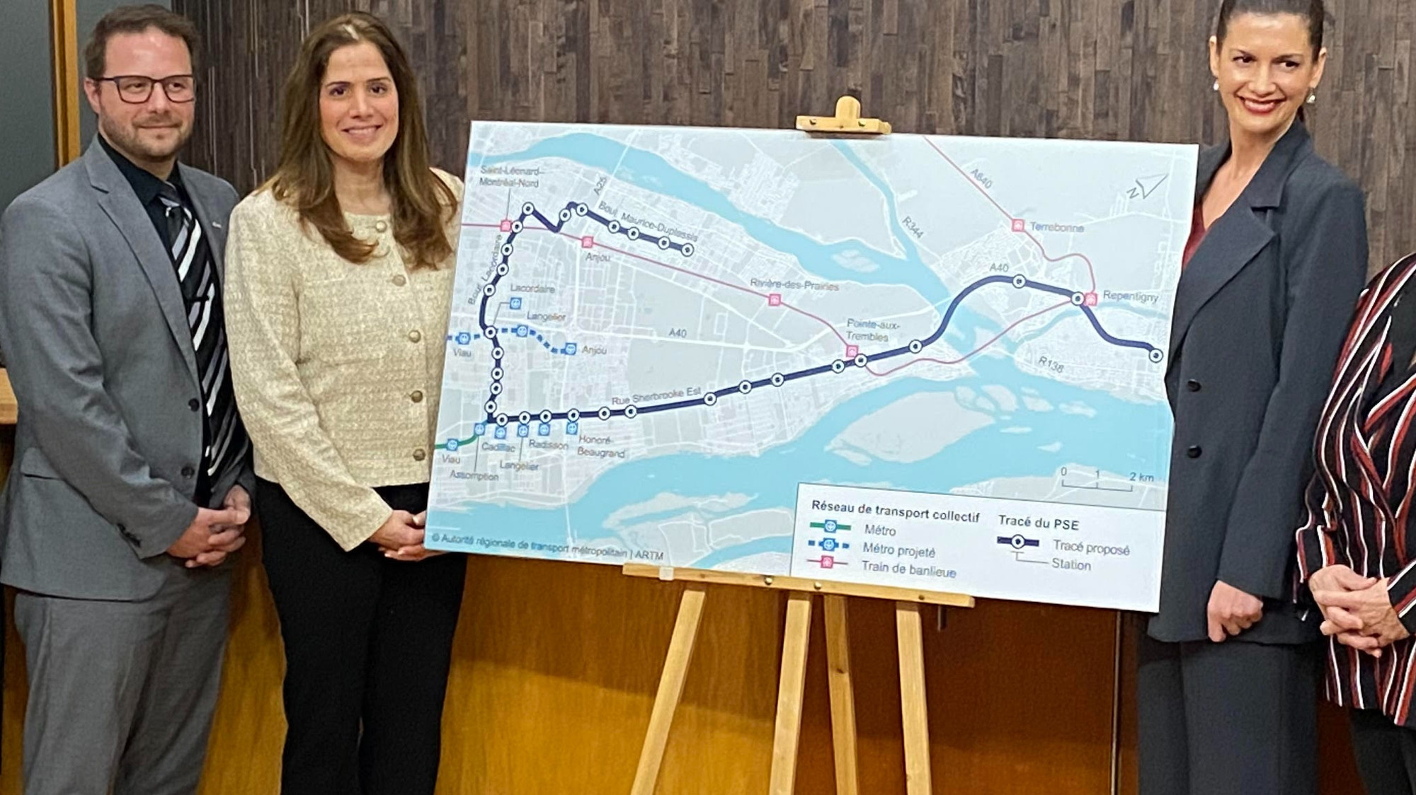 Tramway de l'est: «Quelle magnifique journée pour Repentigny. Enfin ...