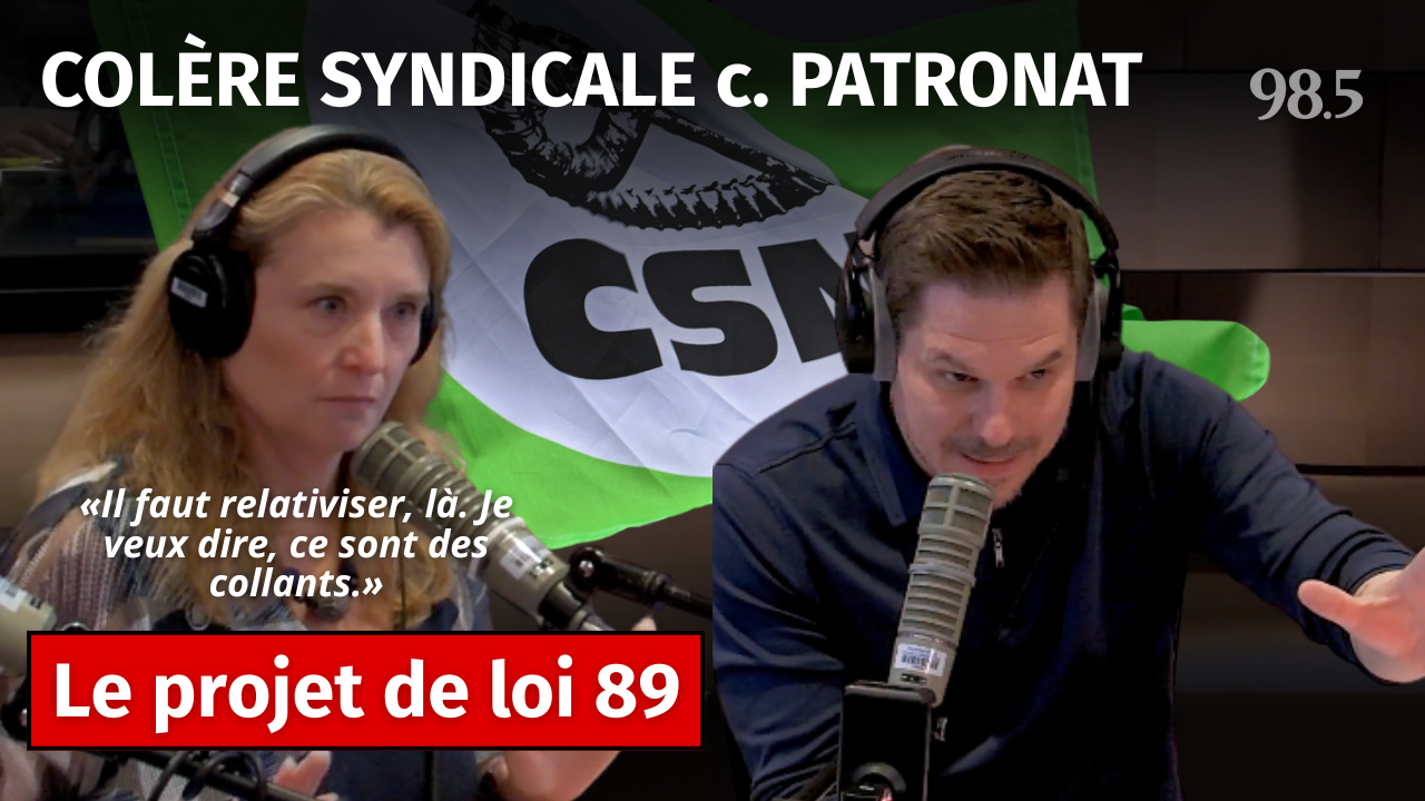 Au sujet du projet de loi 89 | Manifestation au Conseil du patronat: «Nos membres sont très en ...