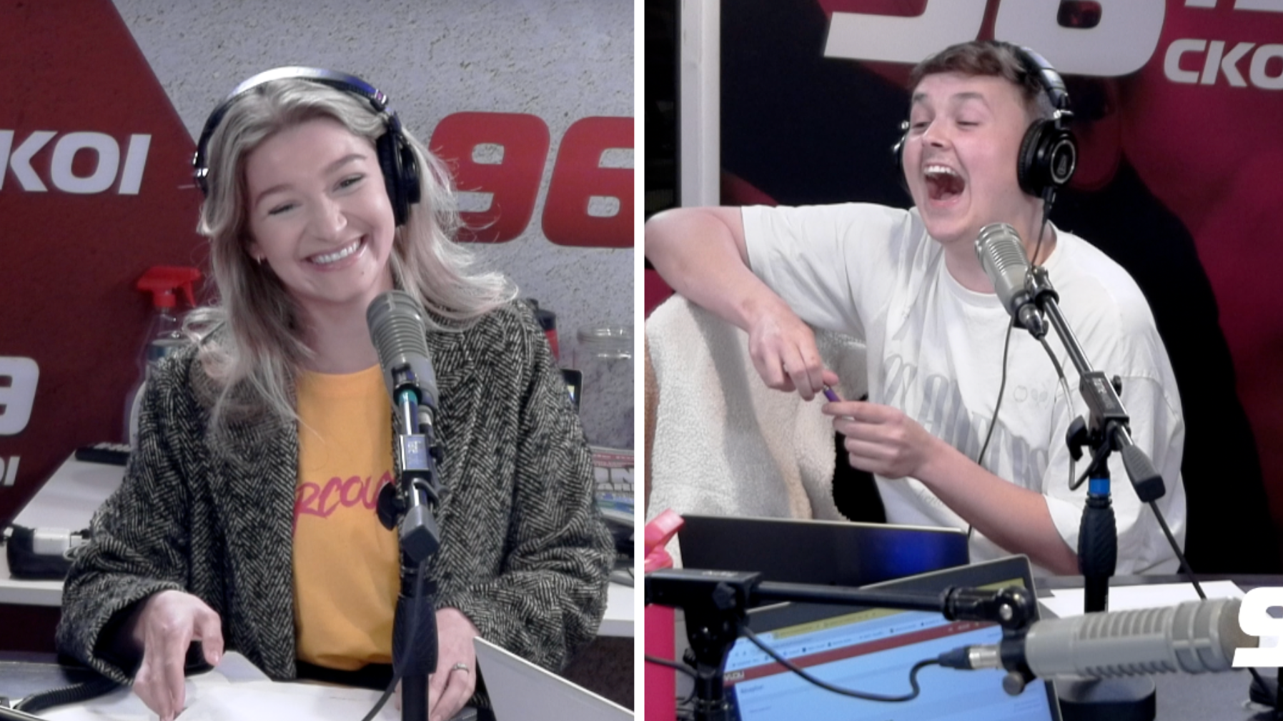 La Zone à Marcoux | La blonde à Danick en studio pour livrer son 1er ...