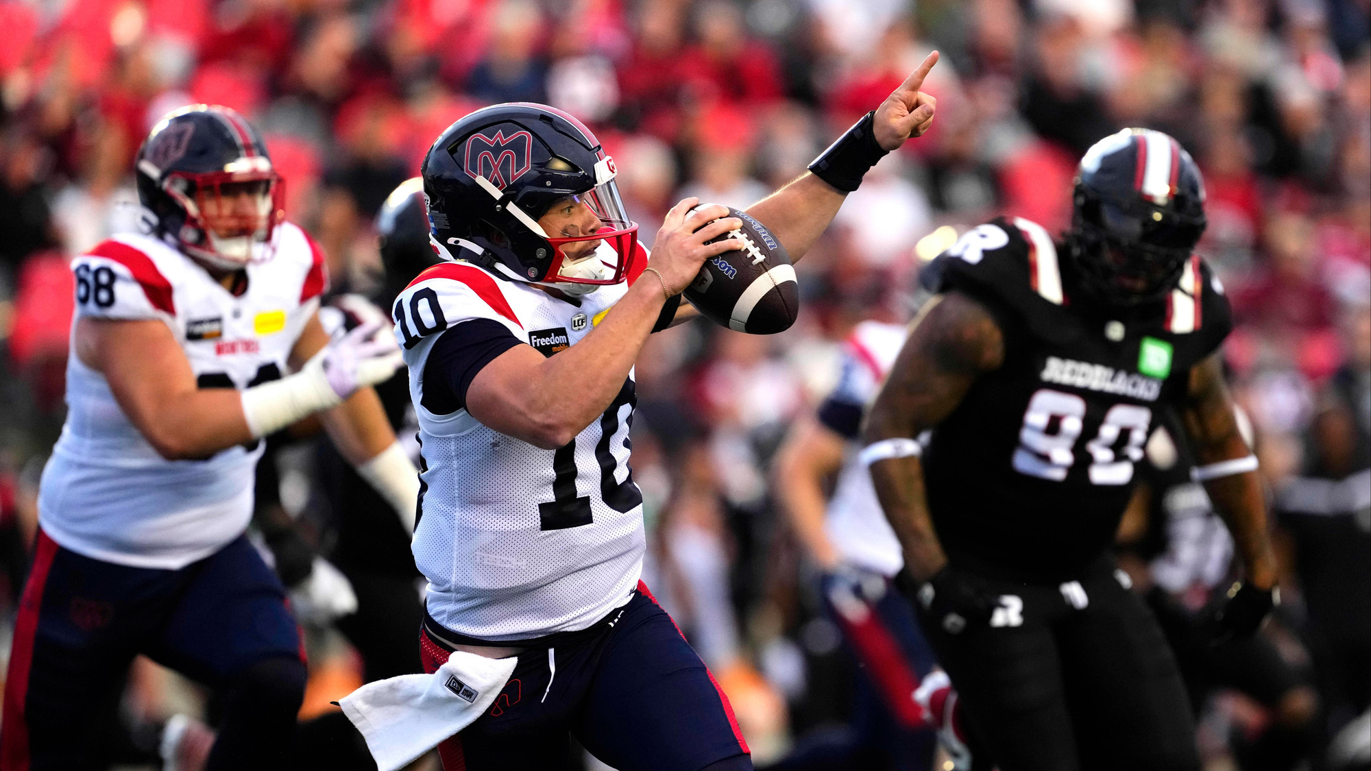 Alouettes 39 - Rouge et Noir 18 | Domination des troupes de Jason Maas ...