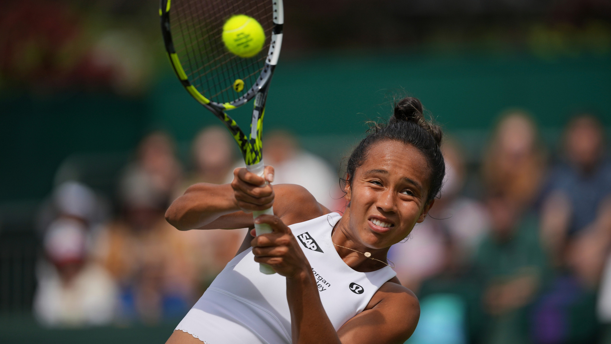 Le Québec maintenant | Leylah Annie Fernandez remporte son quart de ...