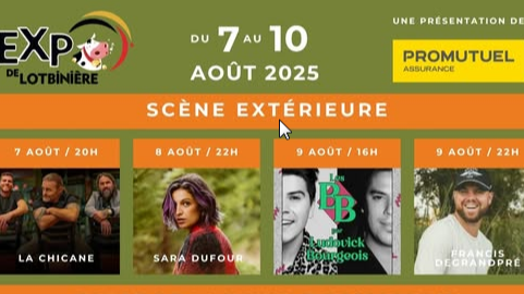 7 au 10 août 2025 | Expo de Lotbinière : Les activités familiales sont ...