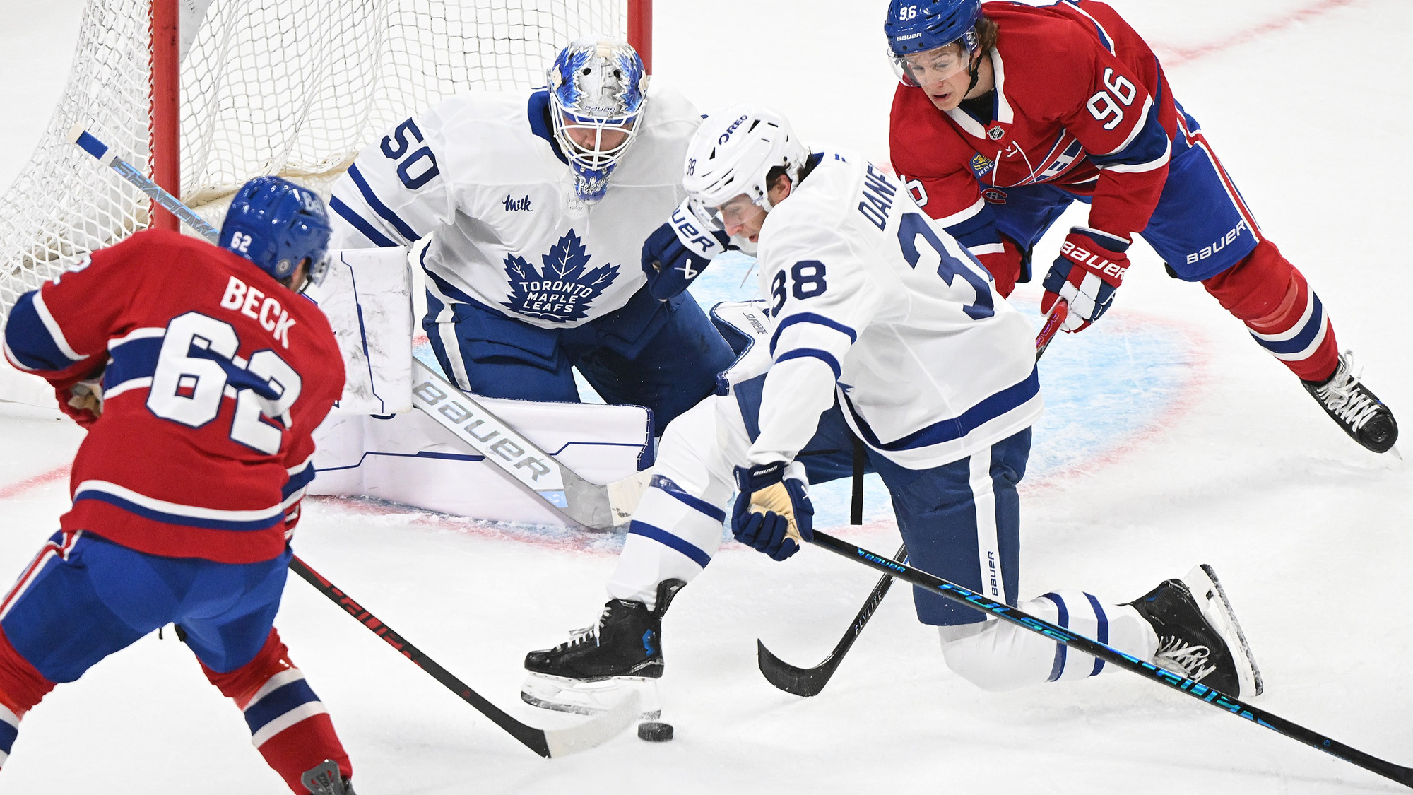 Canadiens 4 - Maple Leafs 2 | Les jeunes Canadiens obtiennent la ...