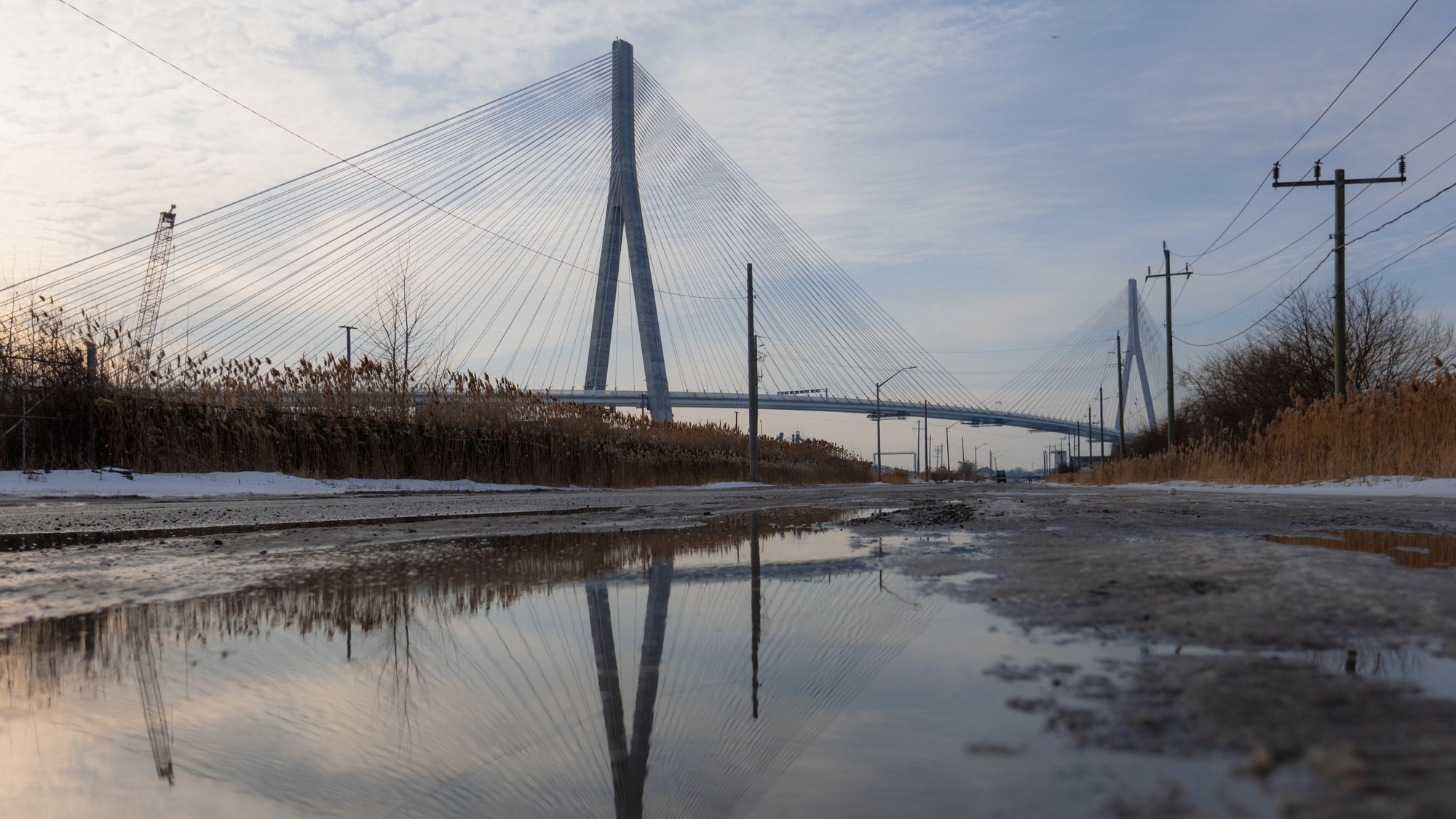 Lien routier entre l'Ontario et le Michigan | Le pont Gordie-Howe fait ...